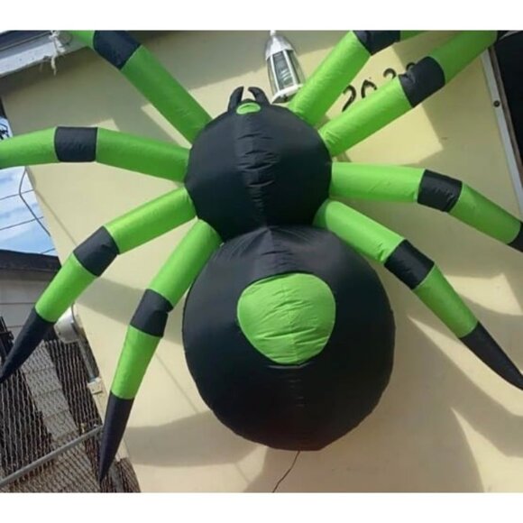 Holiday | 8 Ft Halloween Inflatable Spider Giant Blow Up Spider With ...
